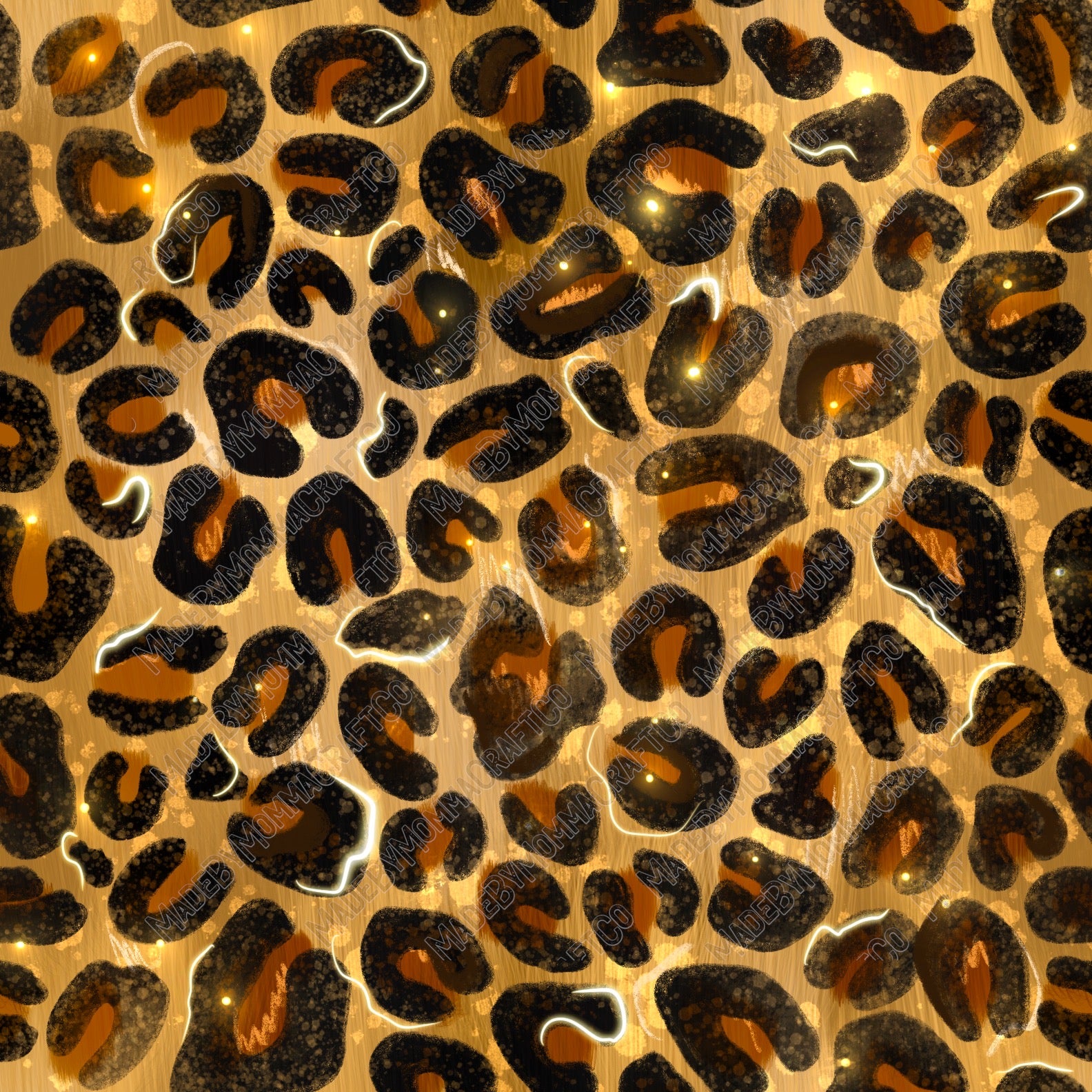 Leopard - Vinyl Or Waterslide Seamless Wrap – Made By Momma Waterslides