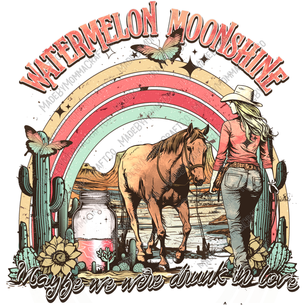 Watermelon Moonshine Country Western - Cheat Clear Waterslide™ or UV D ...