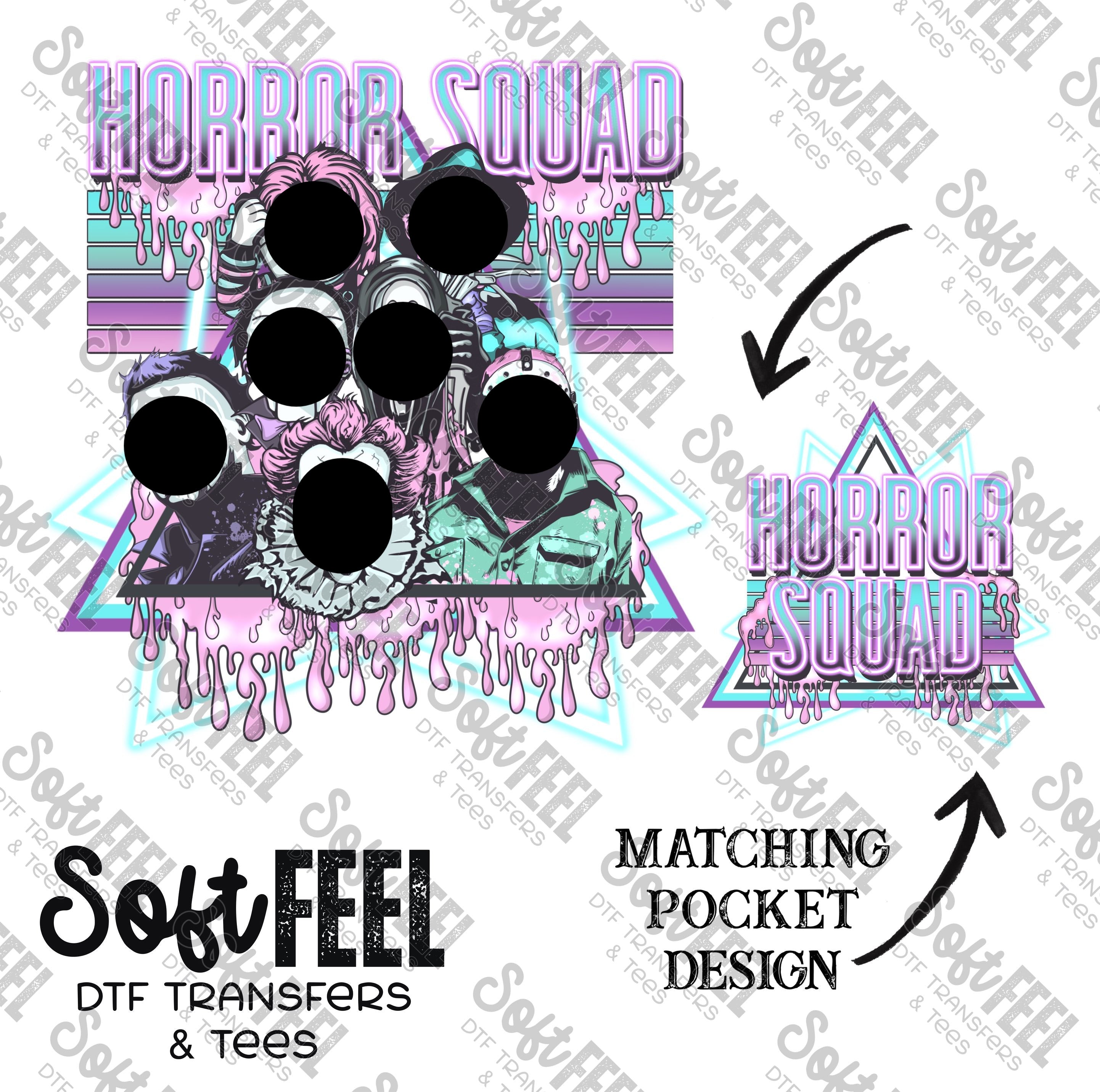 Retro Horror Squad Killers - Halloween Horror - Direct To Film Transfe ...