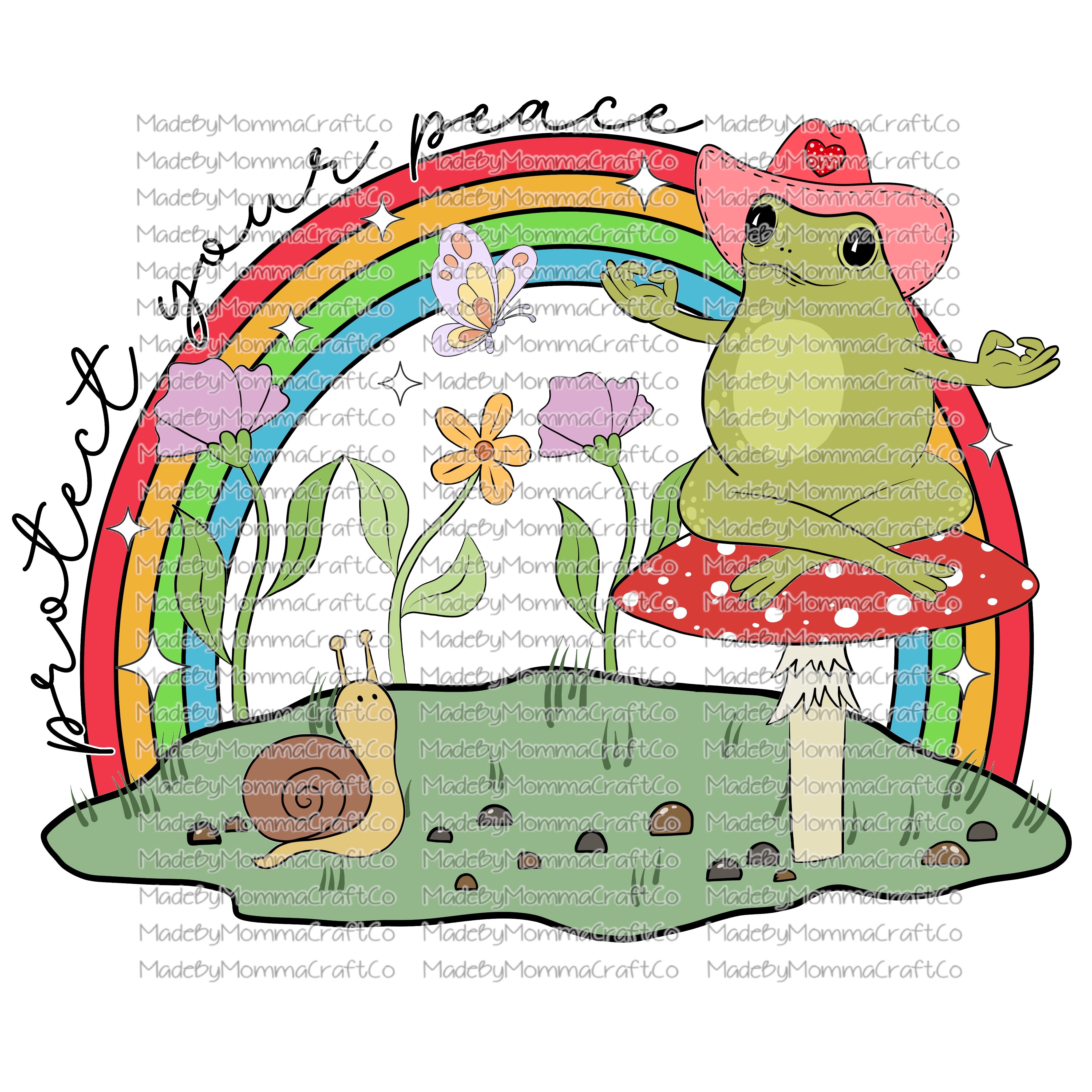 PROTECT YOUR PEACE - Cheat Clear Waterslide™ or White Cast Sticker ...