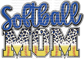 Softball Mom -Cheat Clear Waterslide™ or White Cast Sticker – Made By ...